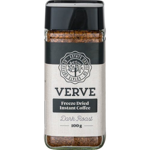 Verve Freeze Dried Instant Coffee Dark Roast 100g - Crown Brand